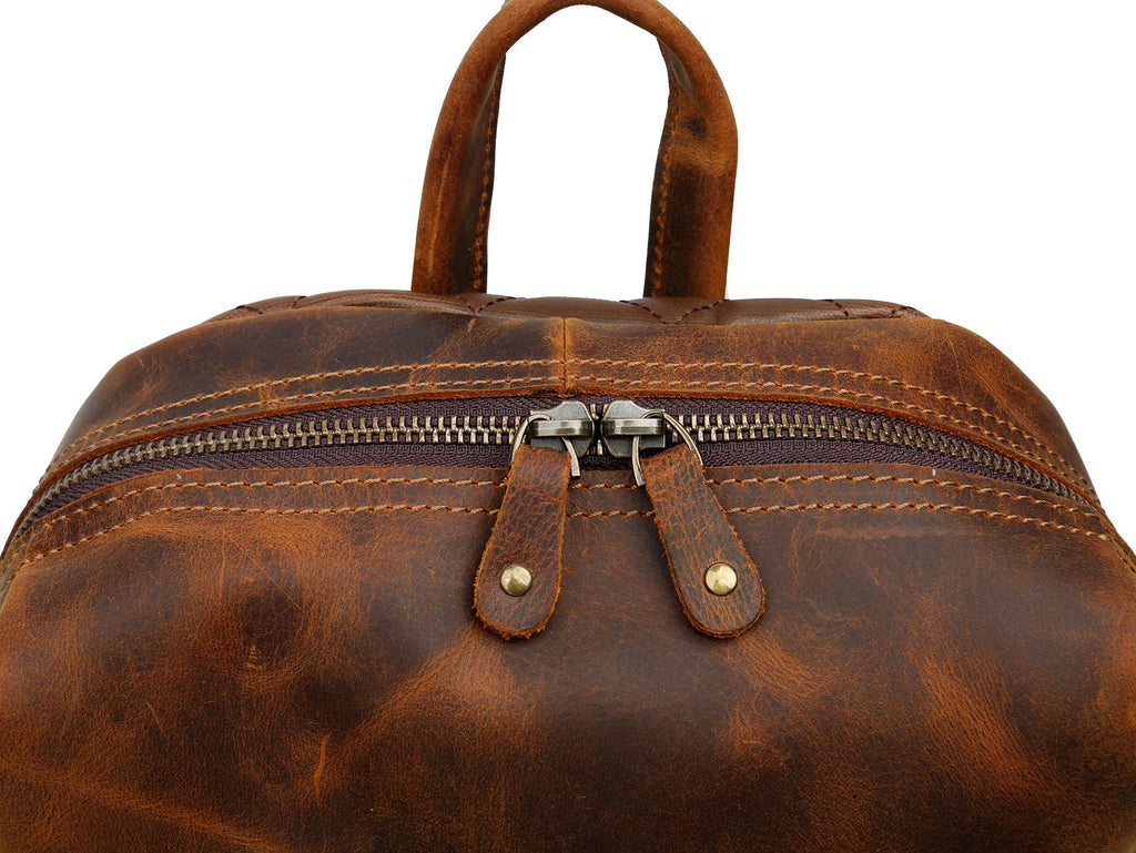 Smith Vintage Leather Backpack – YONDER BAGS